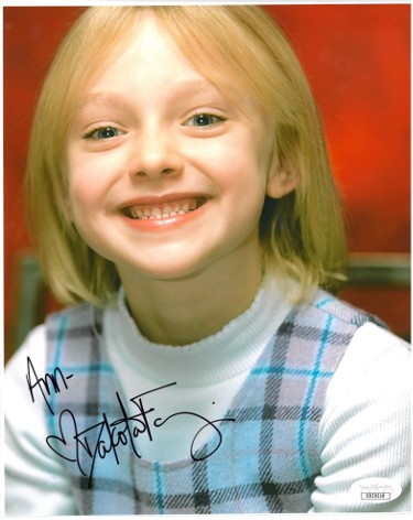 Dakota Fanning Autographed Signed I Am Sam 8x10 Photo Ann- JSA Hologram ...