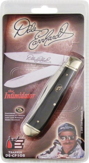 Dale Earnhardt, Sr. Trapper Folding Knife (4.25 inch) w/ Cape Buffalo ...