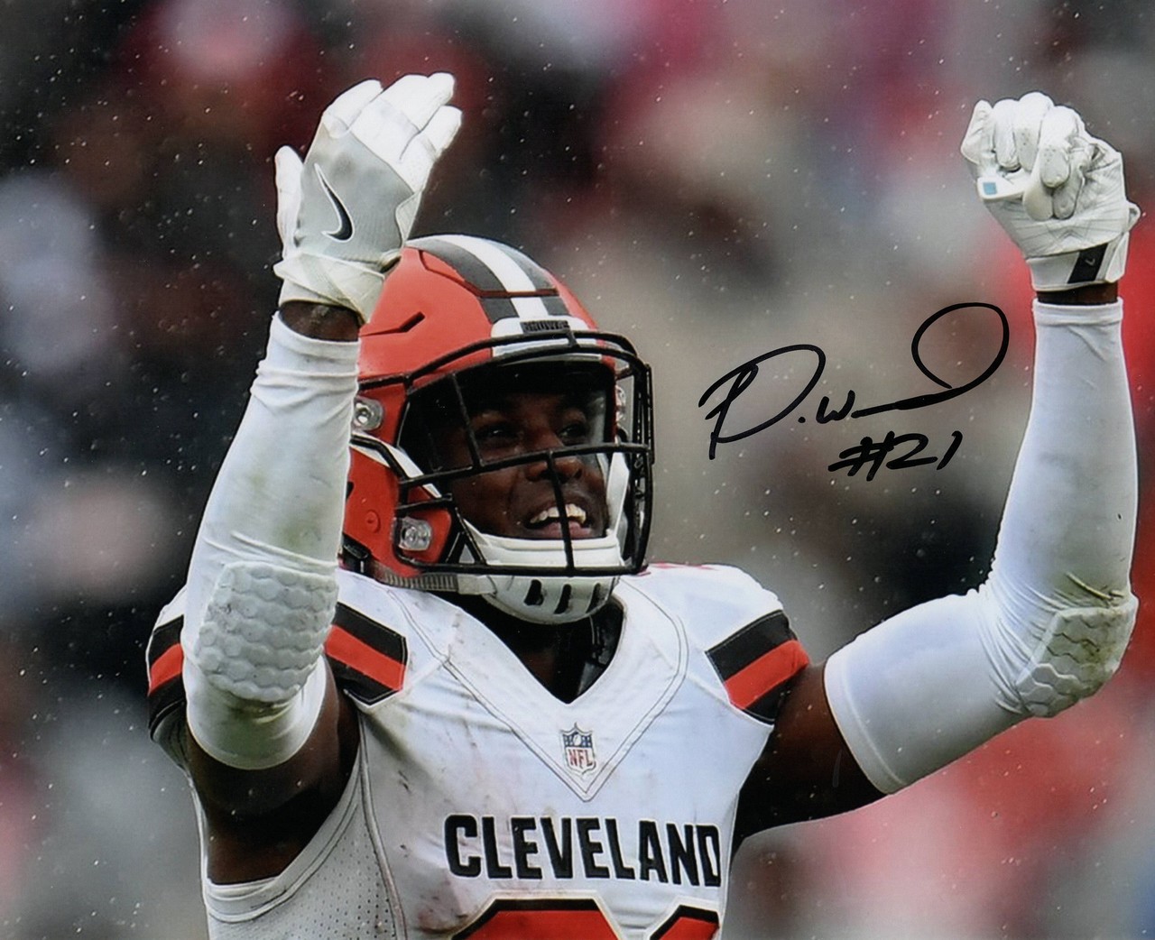 Denzel Ward Cleveland Browns 8-3 8x10 Autographed Signed Photo ...