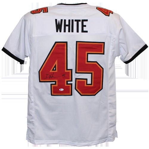 Devin White Autographed Signed Tampa Bay Buccaneers (White #45) Custom ...
