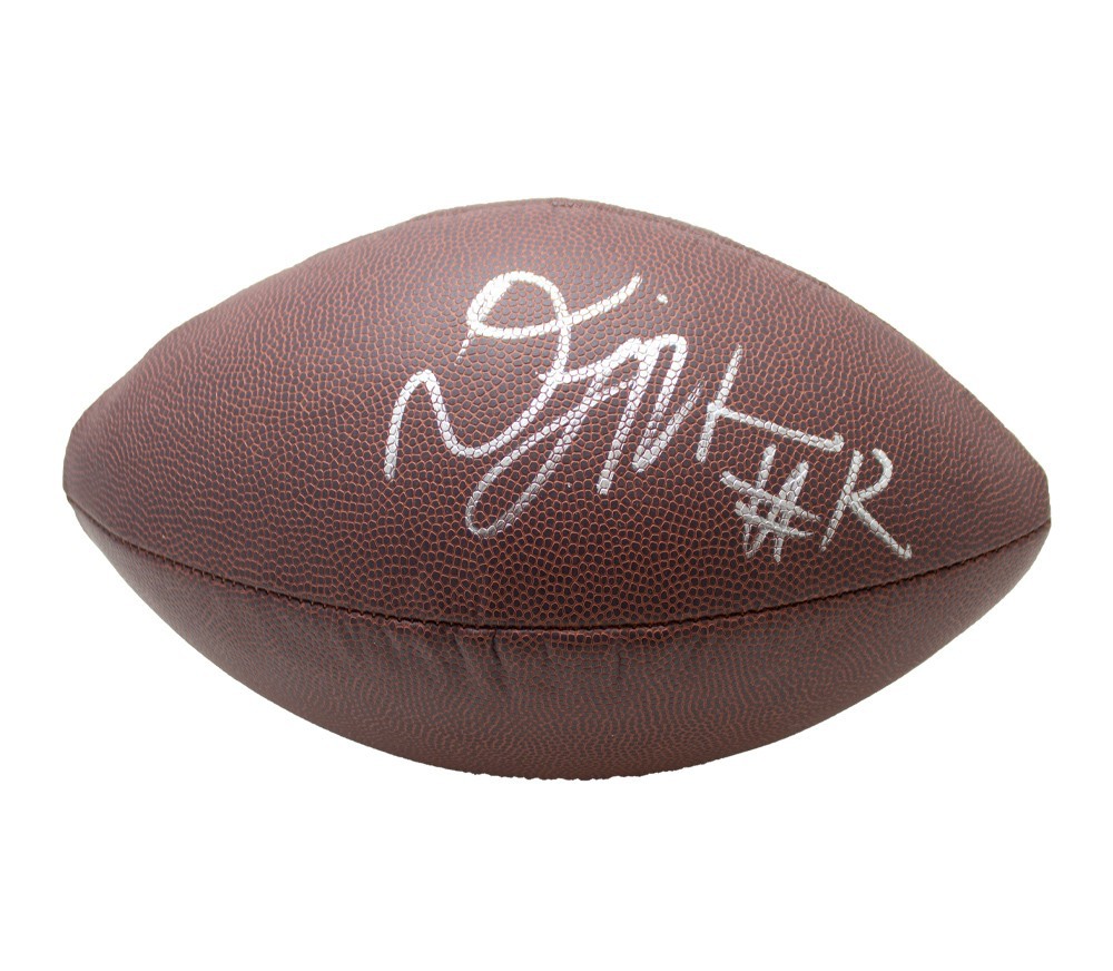 DJ Moore Signed Autographed Carolina Panthers NFL Super Grip Football ...