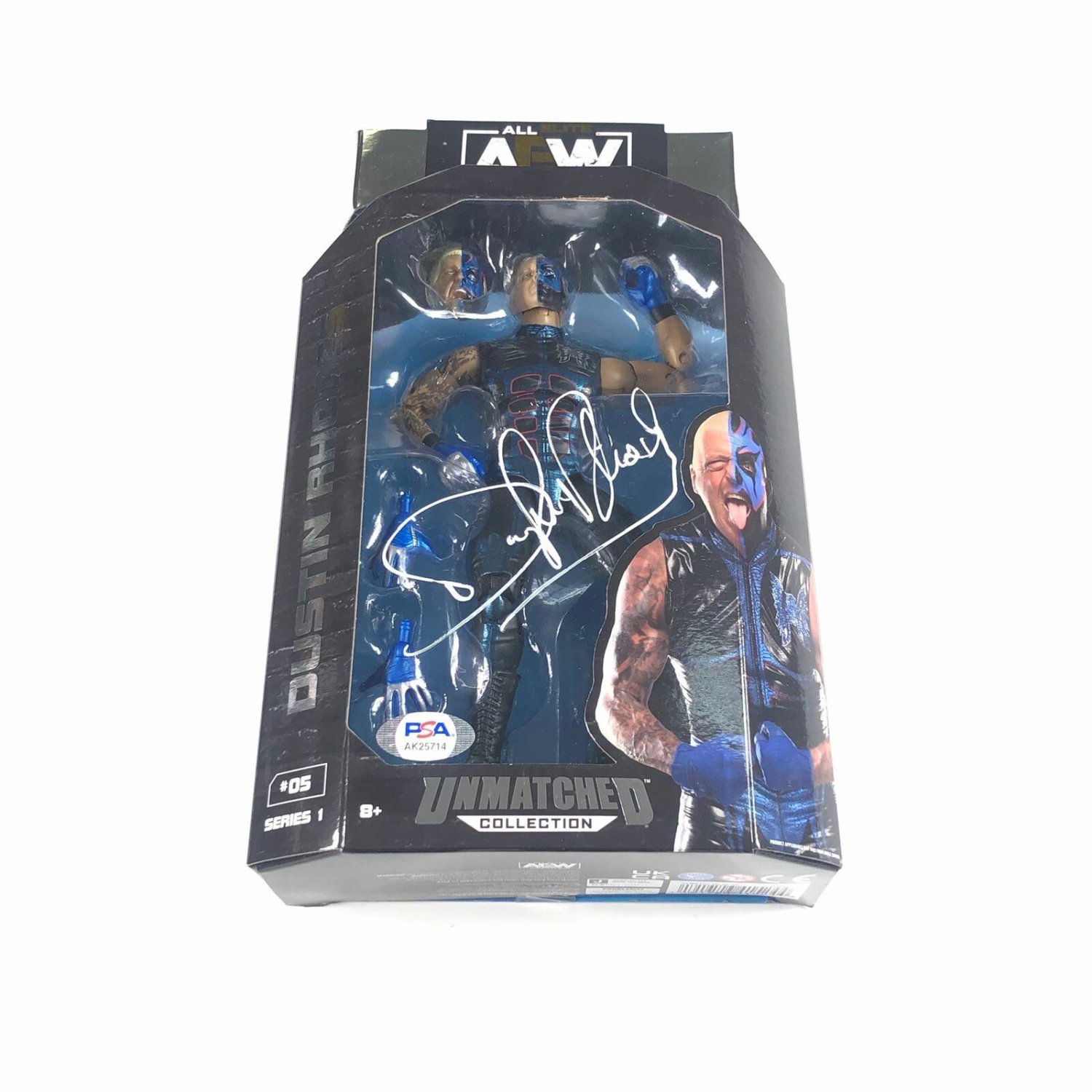Dustin Rhodes Autographed Signed Aew Unmatched Collection Figure PSA ...