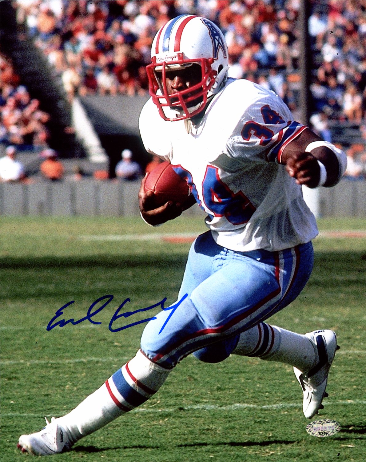 Earl Campbell Autographed Signed 8x10 Photo Houston Oilers MCS Holo ...