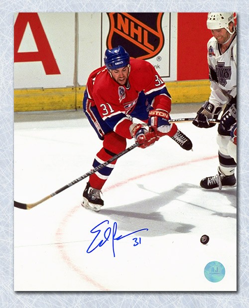 Ed Ronan Montreal Canadiens Autographed Signed 8x10 Photo