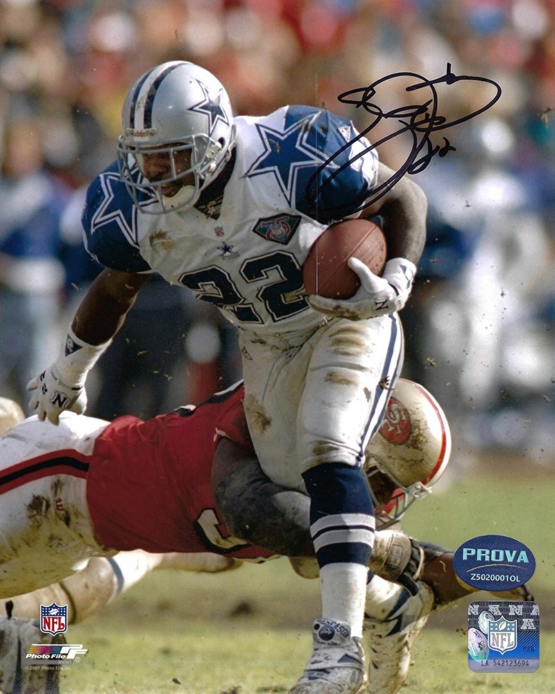 Emmitt Smith Cowboys 8-2 8x10 Autographed Signed Photo - Certified ...