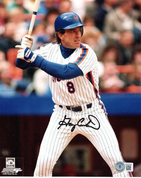 Gary Carter Autographed Signed New York Mets 8X10 Photo Beckett ...