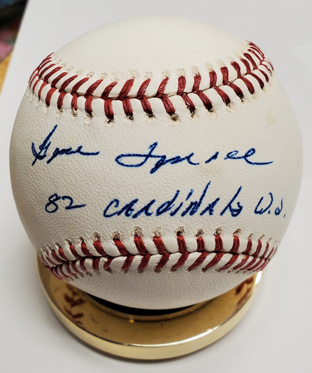 Gene Tenace Autographed Signed "82 Cardinals Ws " Official Major League ...