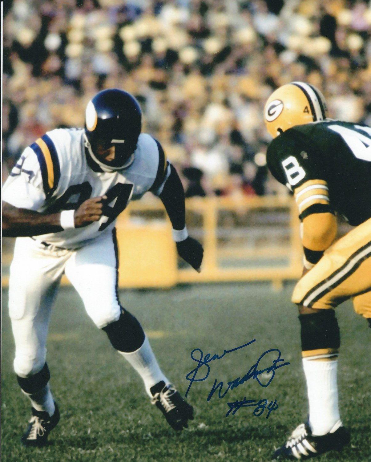 Gene Washington Autographed Signed 8X10 Minnesota Vikings Photo ...