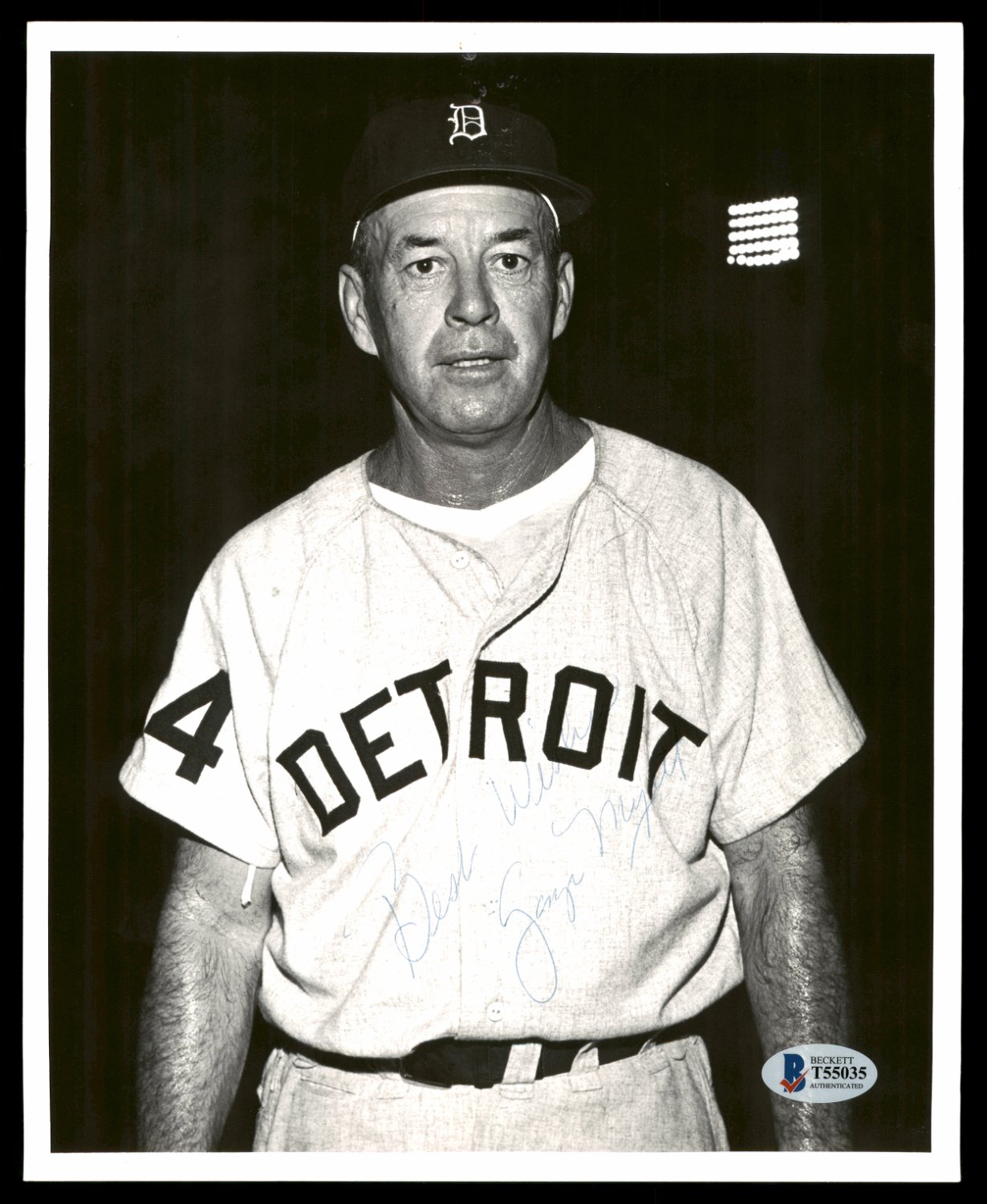 George Myatt Autographed Signed 8X10 Photo Detroit Tigers "Best Wishes ...
