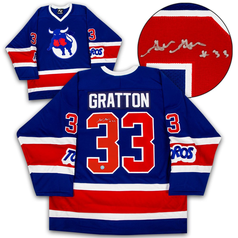 Gilles Gratton Toronto Toros Autographed Signed Vintage WHA Jersey