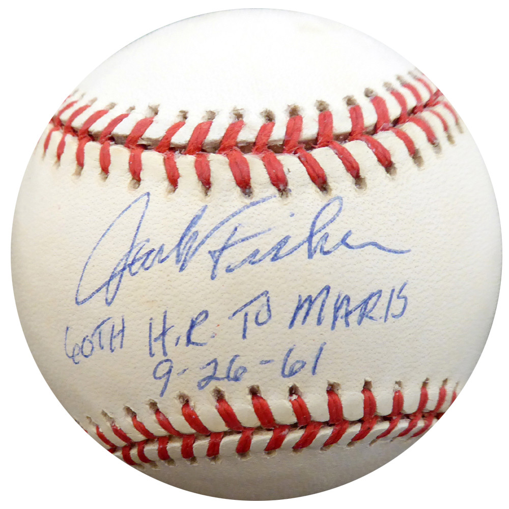 Jack Fisher Autographed Signed Official Al Baseball Baltimore Orioles ...