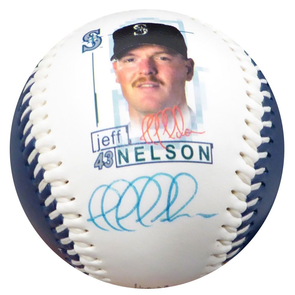 Jeff Nelson Autographed Signed Fotoball Baseball Seattle Mariners Mcs ...
