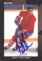 Jeff Nelson Prince Albert Raiders - Washington Capitals 1991 Star Pics ...