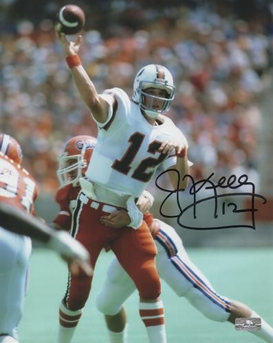 Jim Kelly Autographed Signed Miami Hurricanes 8X10 Photo