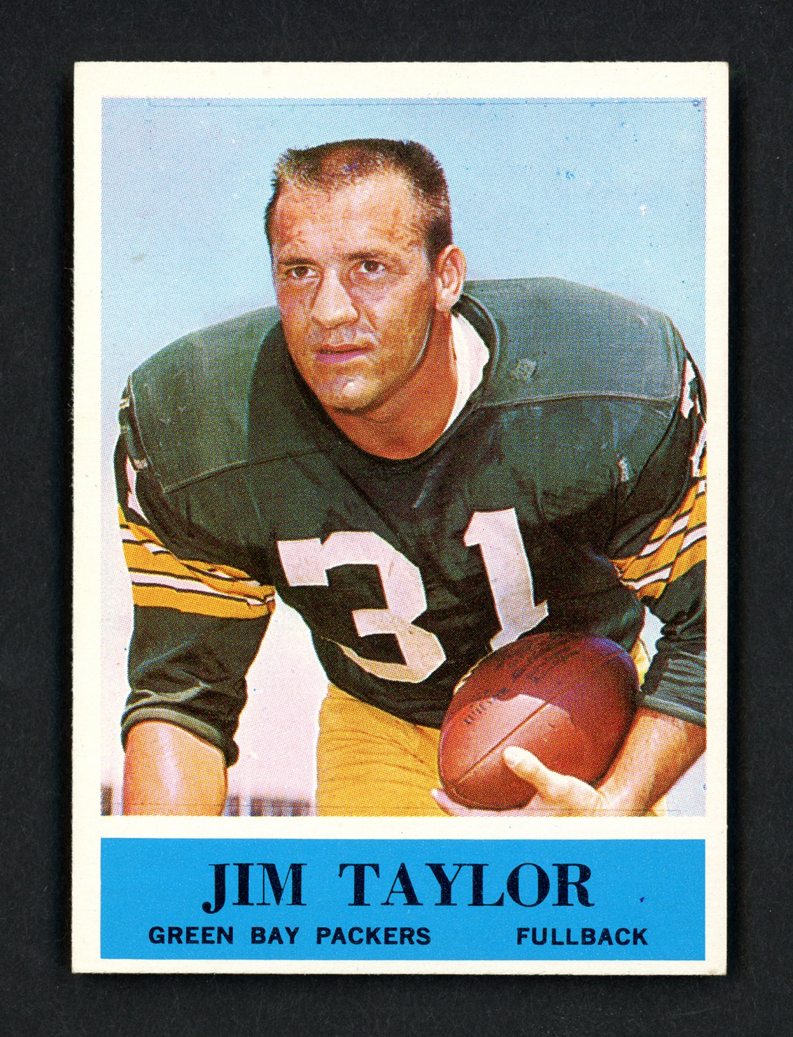 Jim Taylor 1964 Philadelphia Card #80 Green Bay Packers SKU #158100