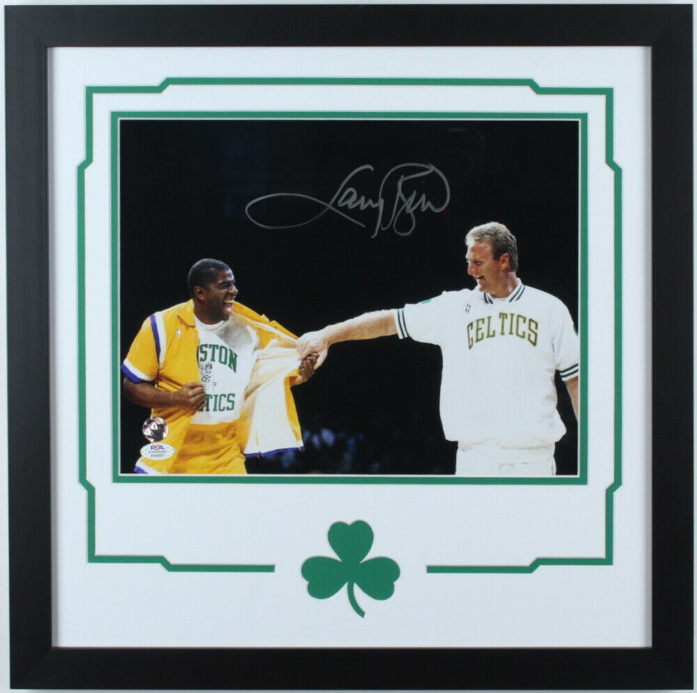 Larry Bird Autographed Signed Autographed 11X14 Framed Photo PSA ...