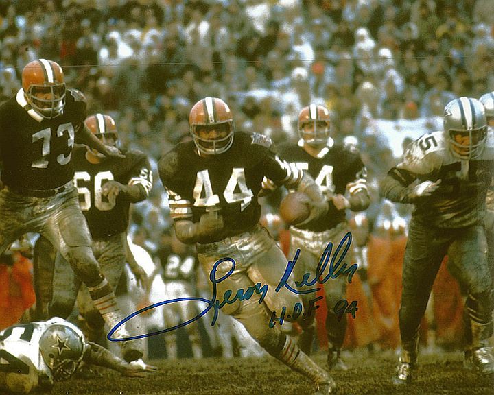 Leroy Kelly Browns 8-4 8x10 Autographed Signed Photo - Certified Authentic