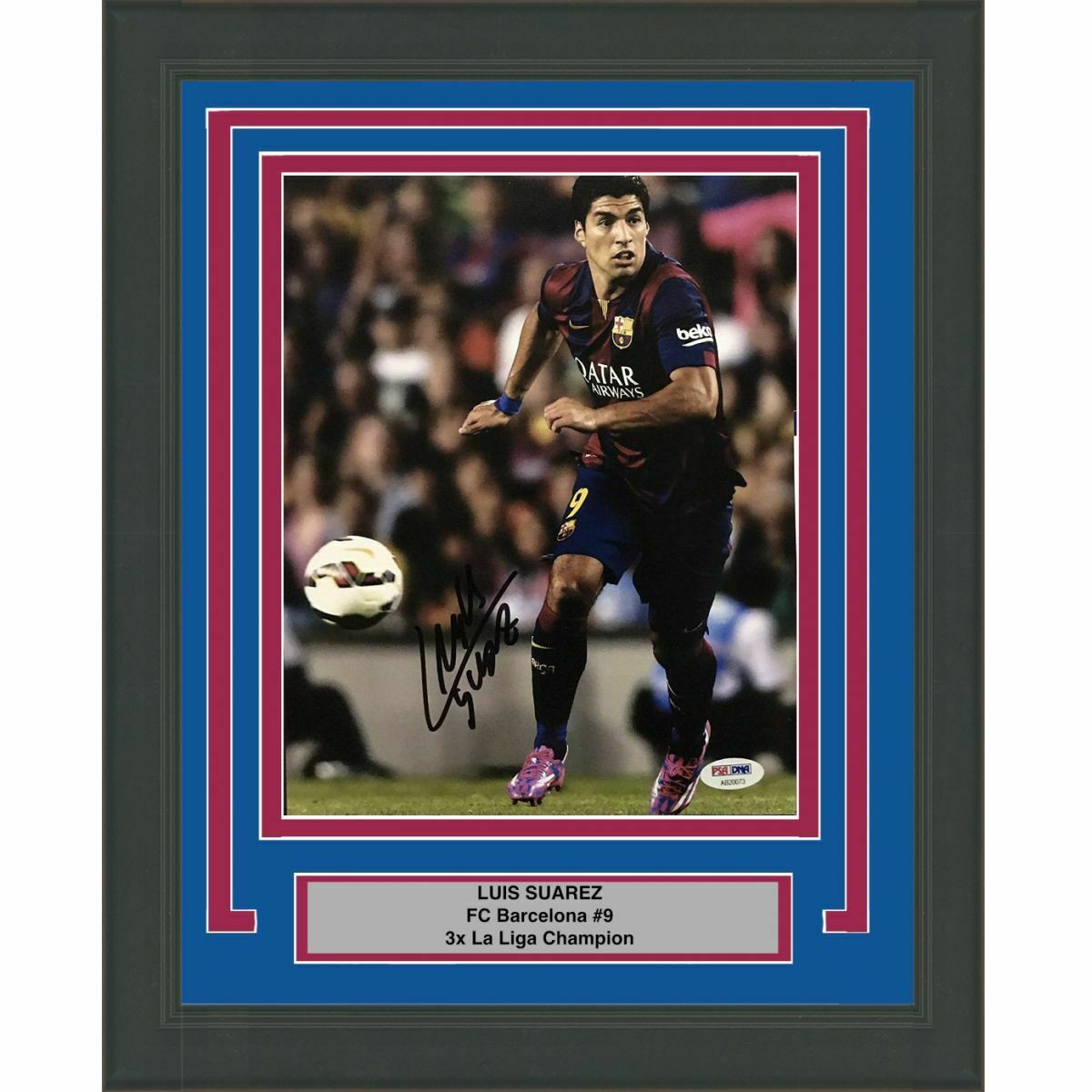 Luis Suarez Autographed Signed Framed /Signed Fc Barcelona 8X10 Photo ...