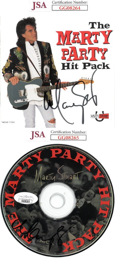 Marty Stuart Autographed Signed The Marty Party Hit Pack CD Cover & CD ...