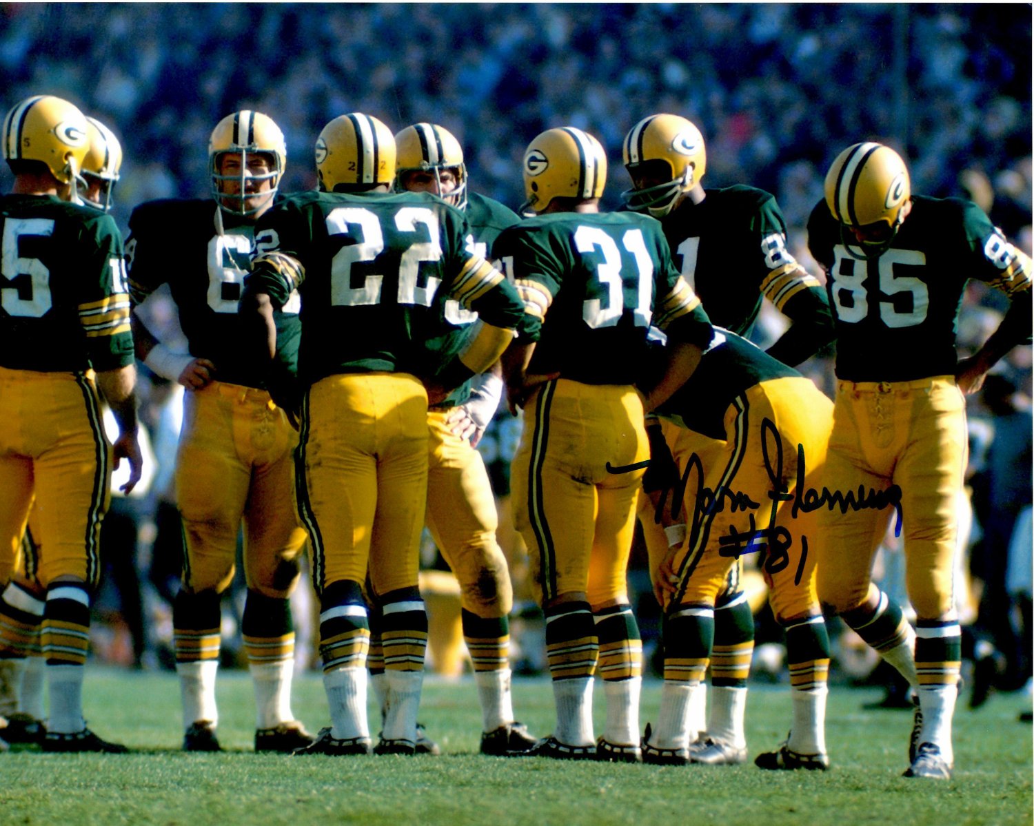 Marv Fleming Autographed Signed 8X10 Green Bay Packers Photo - Autographs