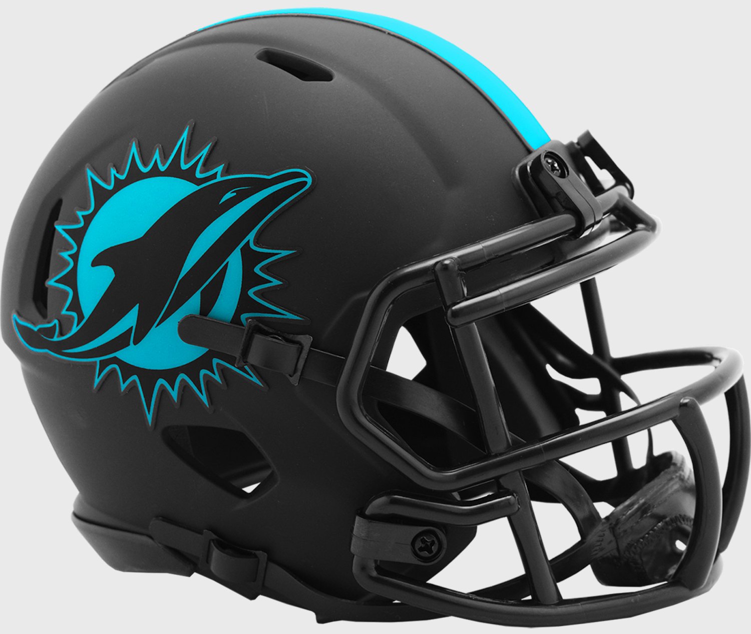 Miami Dolphins NFL Mini Speed Football Helmet ECLIPSE