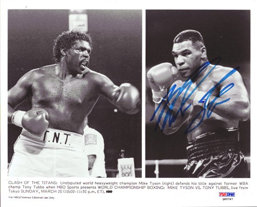 Mike Tyson Autographed Signed 8x10 Photo Vintage Psa Dna Certified
