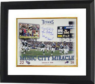 Music City Miracle Autographed Signed Tennessee Titans 16X20 Photo w ...