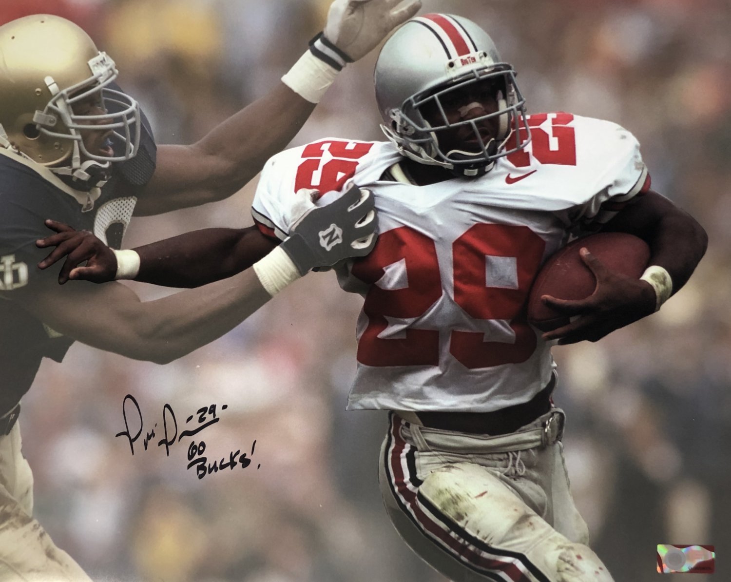 Pepe Pearson Ohio State Buckeyes 16-1 16x20 Autographed Signed Photo ...