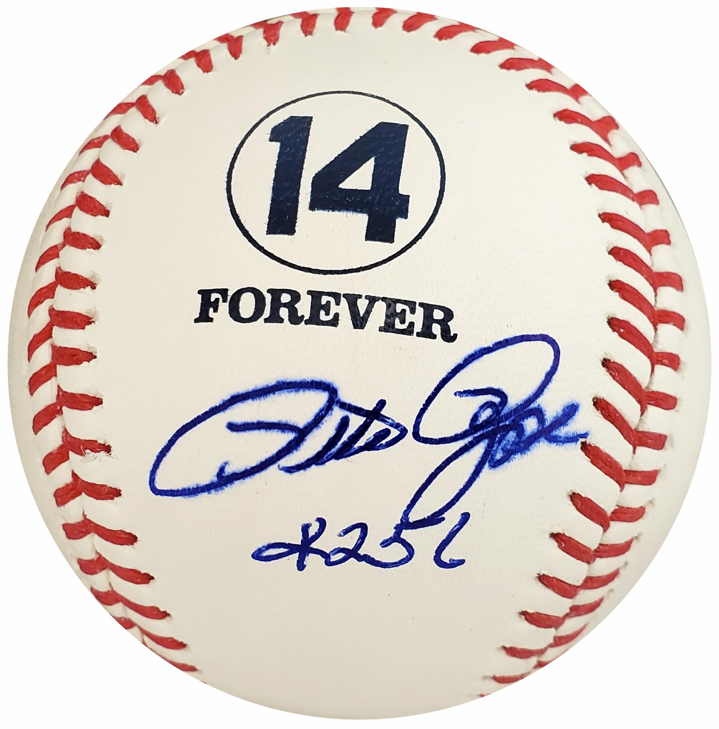 Pete Rose Autographed Signed Official MLB Forever 14 Baseball ...