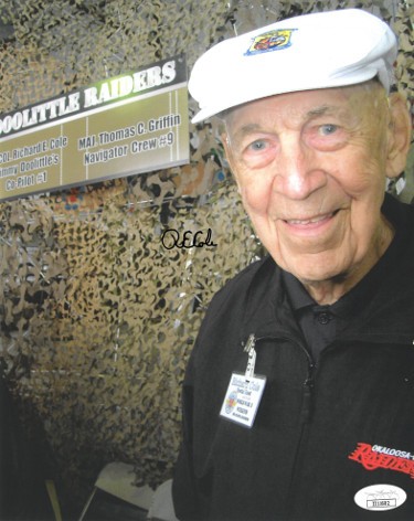 R.E. (Richard) Cole Autographed Signed Doolittle Raiders WWII Weekend ...