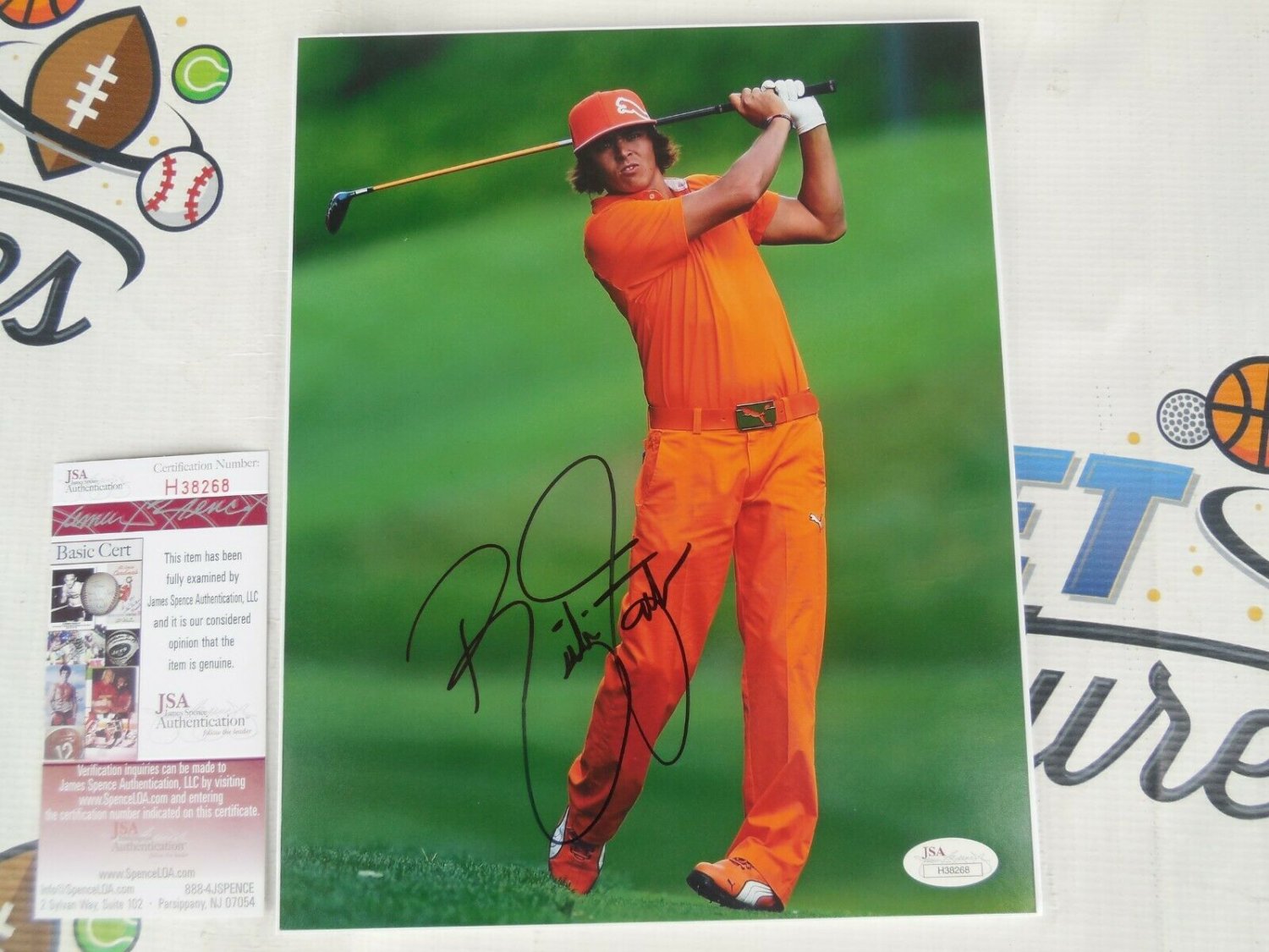 Rickie Fowler Autographed Signed Pga 8X10 Dry Mounted Photo JSA COA ...