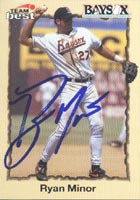 Ryan Minor Bowie Baysox - Orioles Affiliate 1998 Best Autographed ...