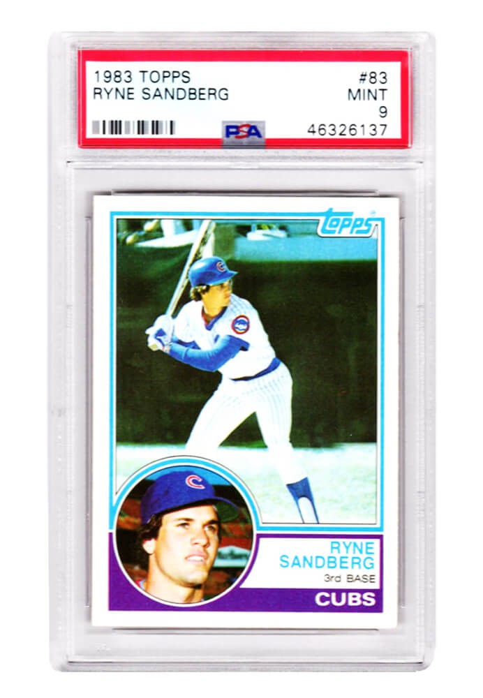 Ryne Sandberg (Chicago Cubs) 1983 Topps Baseball #83 RC Rookie Card ...
