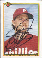 Scott Service Philadelphia Phillies 1990 Bowman Autographed Signed Card ...