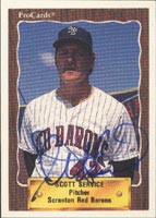Scott Service Scranton WB Red Barons - Phillies Affiliate 1990 Pro ...