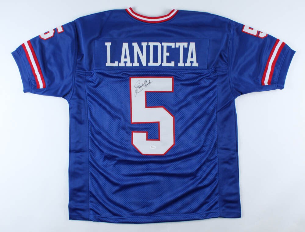 Sean Landeta Autographed Signed New York Giants Jersey (JSA COA ...