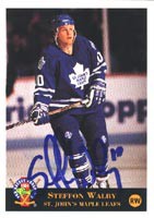 Steffon Walby Toronto Maple Leafs 1994 Classic Prospects Autographed ...