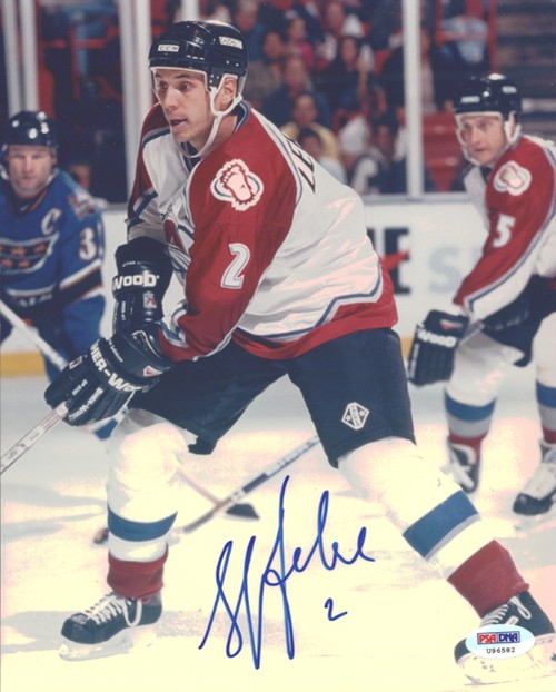 Sylvain Lefebvre Autographed Signed 8x10 Photo Avalanche - PSA/DNA ...