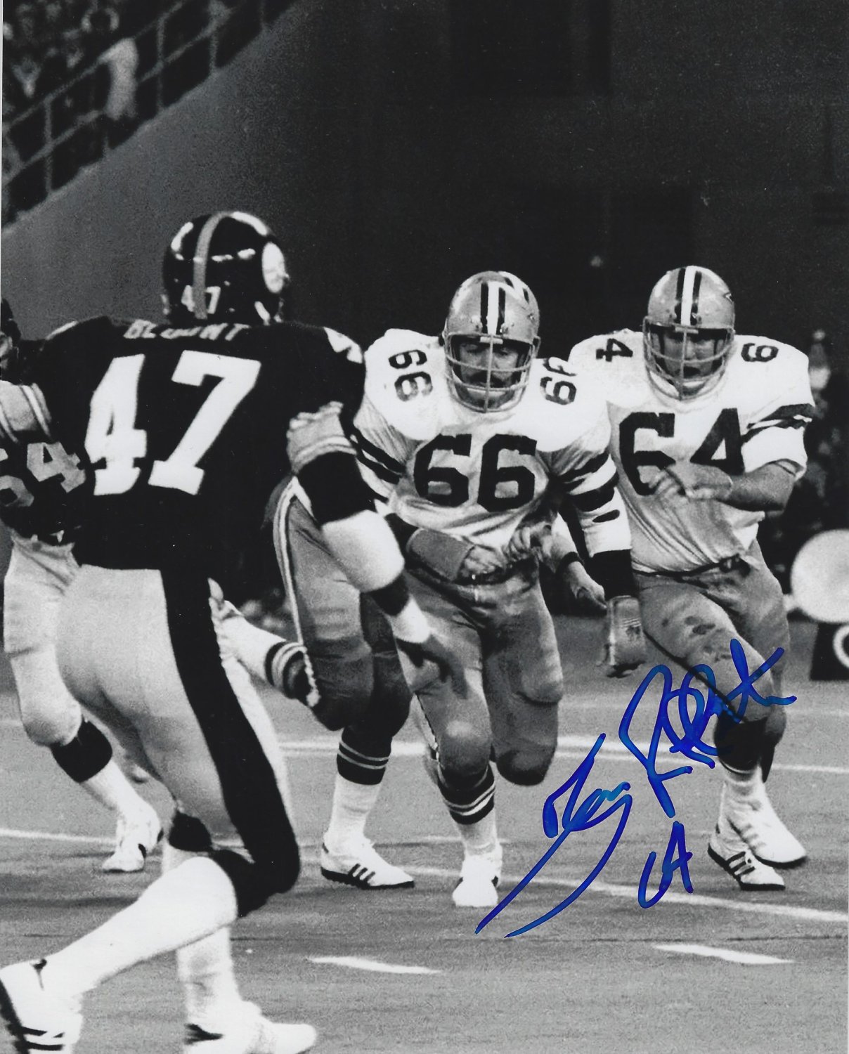 Tom Rafferty Autographed Signed 8X10 Dallas Cowboys Photo - Main Line ...