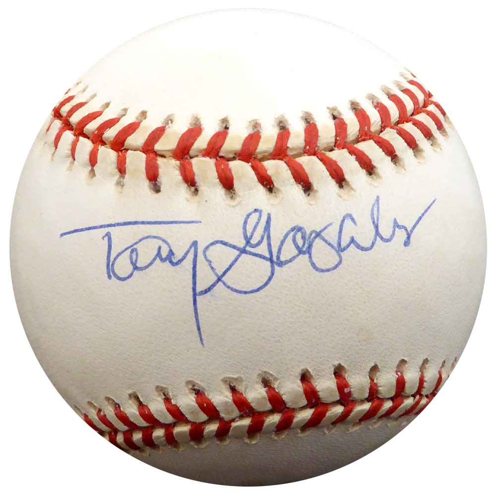 Tony Gonzalez Autographed Signed Official Al Baseball Philadelphia ...
