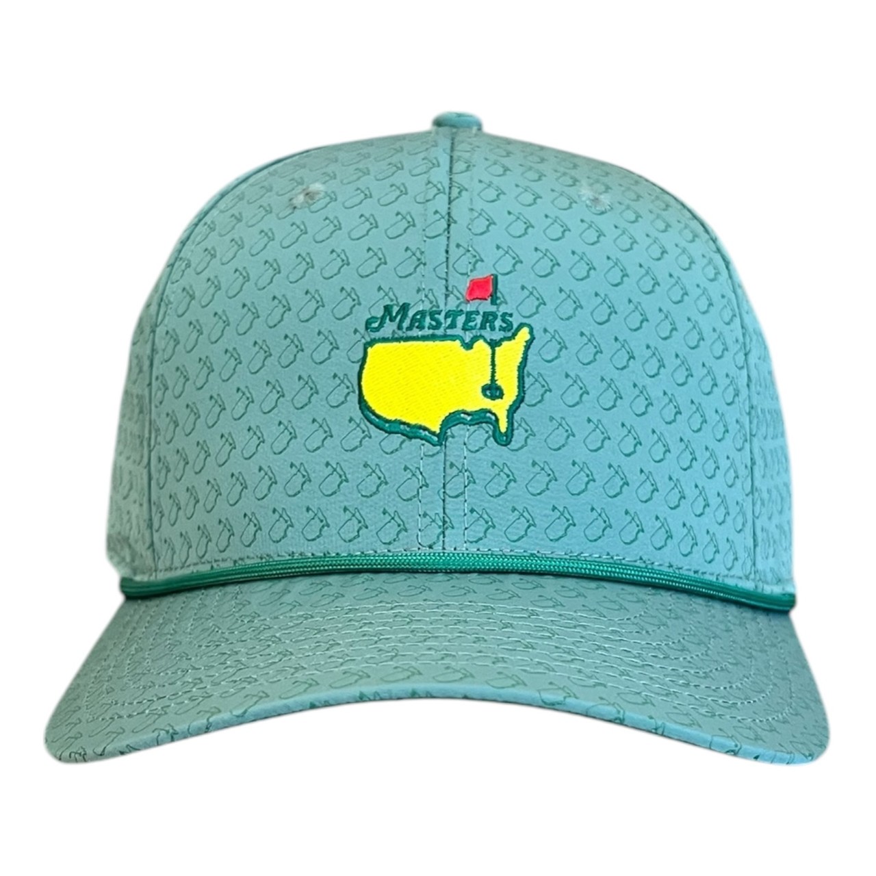 Masters Green Rope Hat with Dark Green Flags