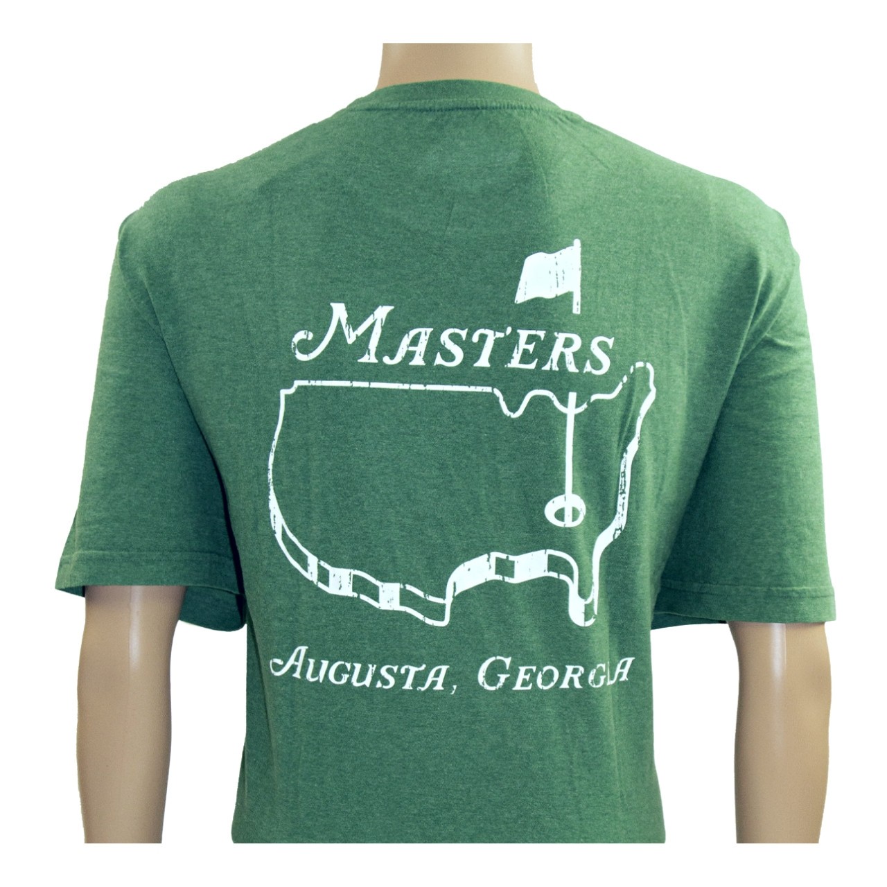 Masters Heathered Green Logo T-Shirt