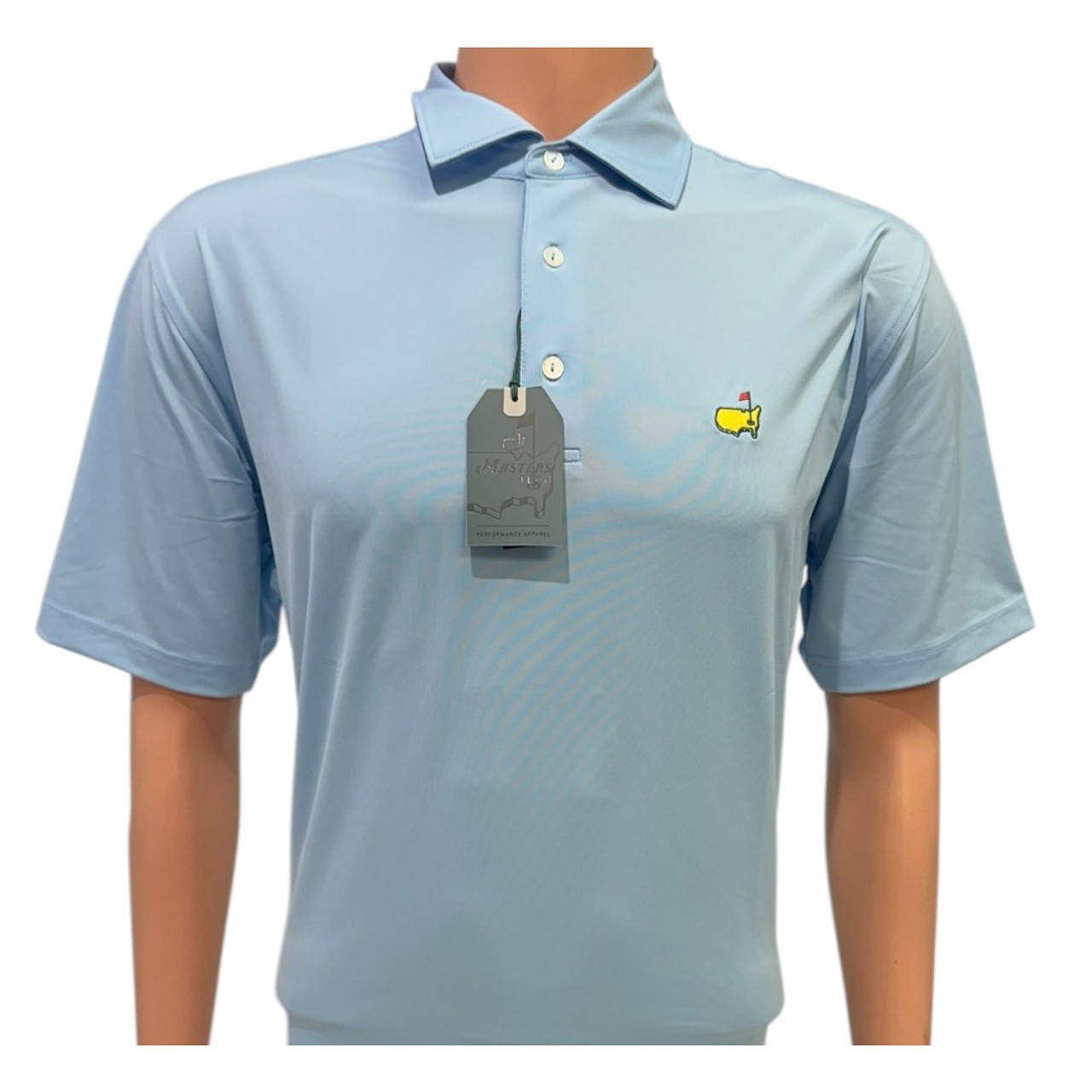 Masters Tech Light Blue Performance Polo