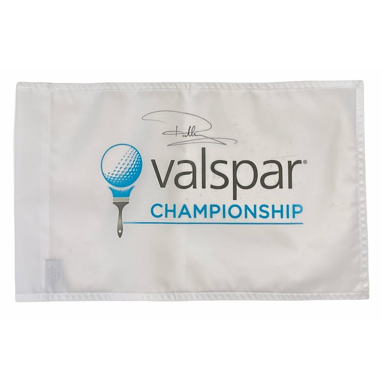 Paul Casey Autographed 2021 Valspar Championship Screen Printed Pin Flag