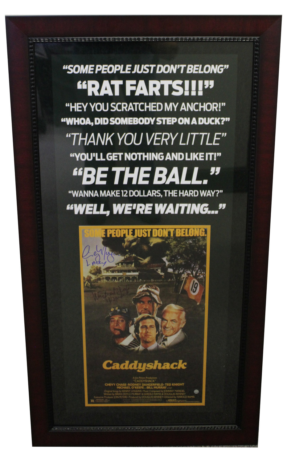 CaddyShack Quotes Michael O'Keefe Danny & Cindy Morgan Lacey ...