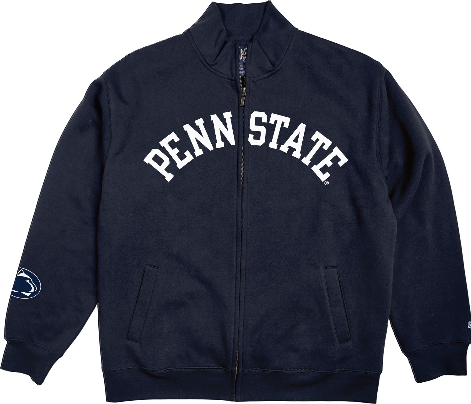 Penn State Embroidered Fleece Cadet Full Zip Sweatshirt Nittany Lions (PSU)