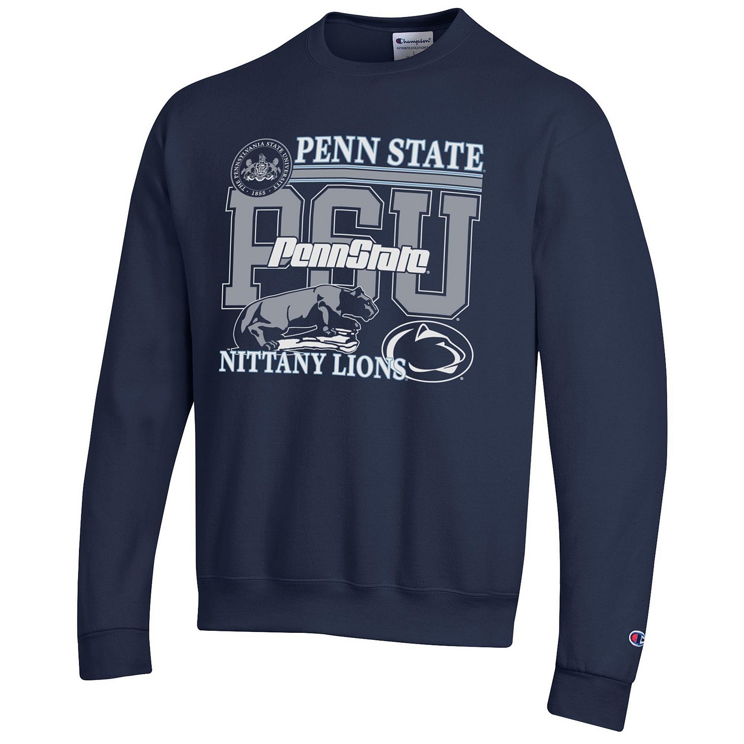 Penn State Nittany Lions Vintage Vault Fleece Crewneck Sweatshirt ...