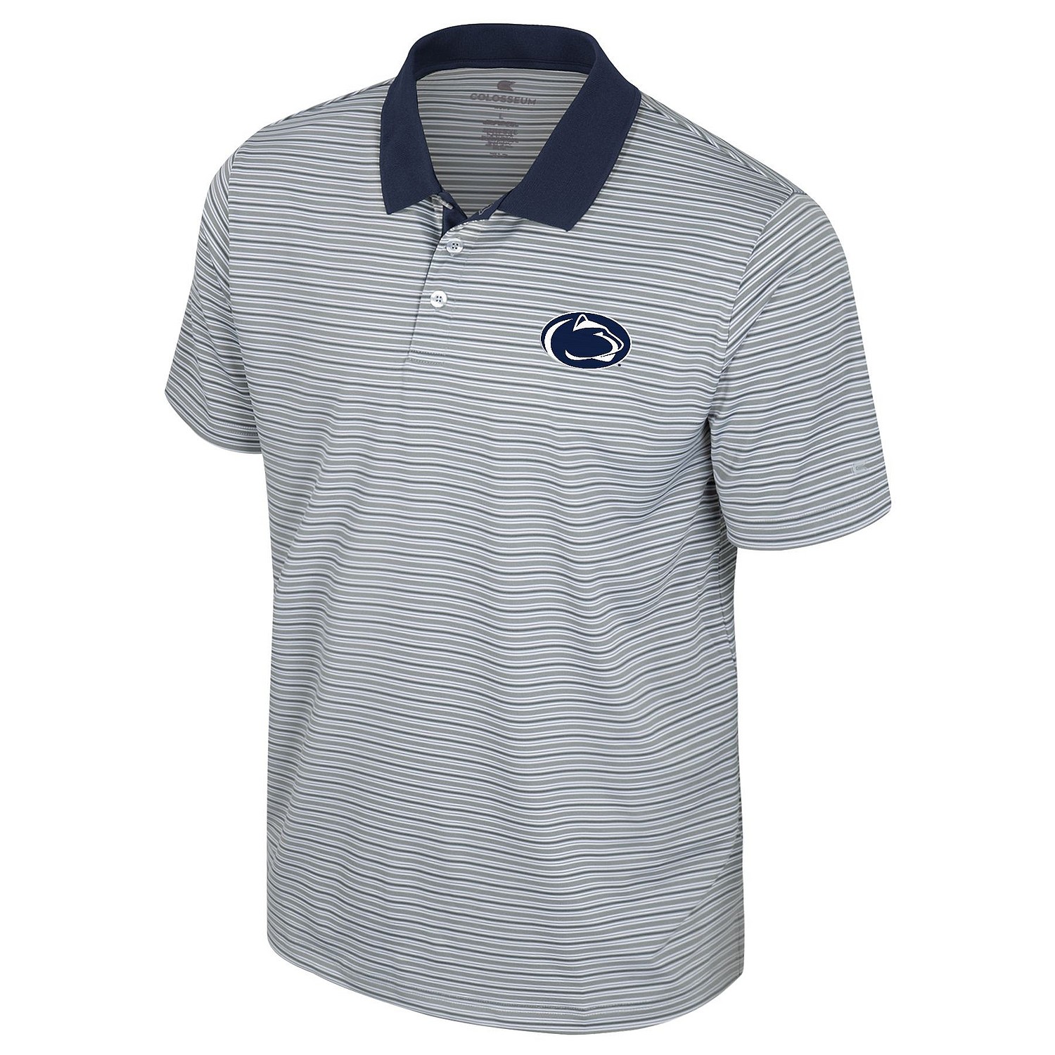 Penn State Nittany Lions Mens Stripe Performance Polo Nittany Lions (PSU)