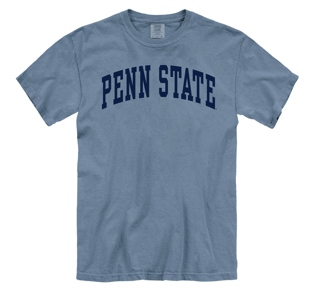 Penn State Arching Comfort Colors T-Shirt Blue Jean Nittany Lions (PSU)