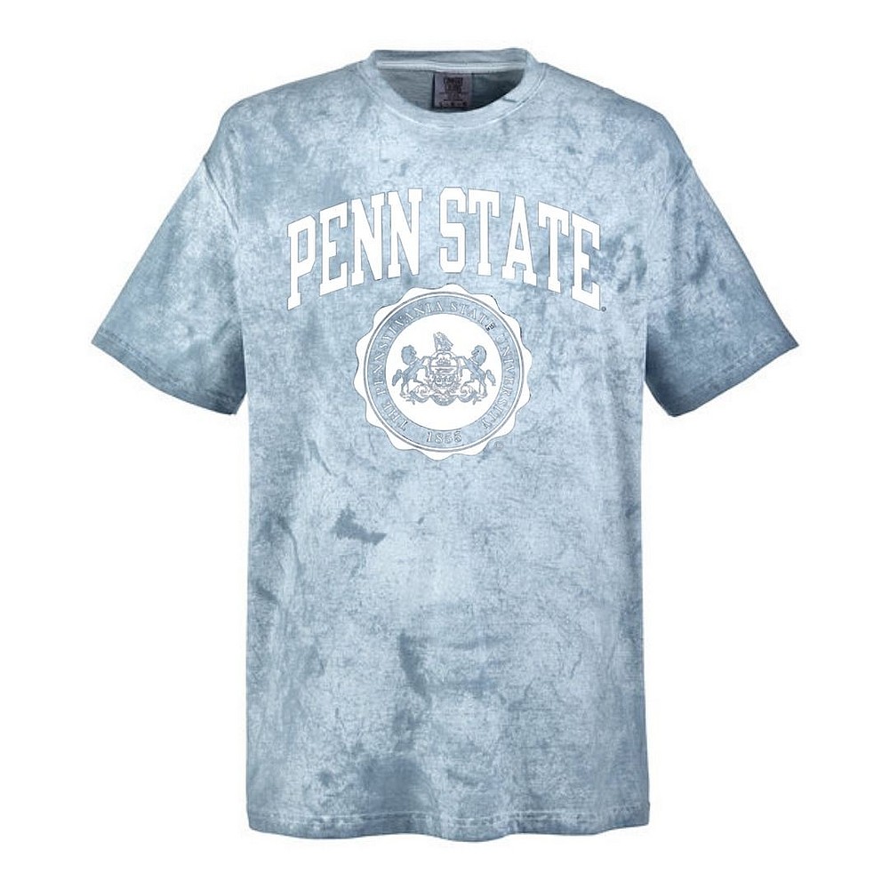 Penn State Official Seal Ocean Acid Wash Comfort Colors Tee Nittany ...
